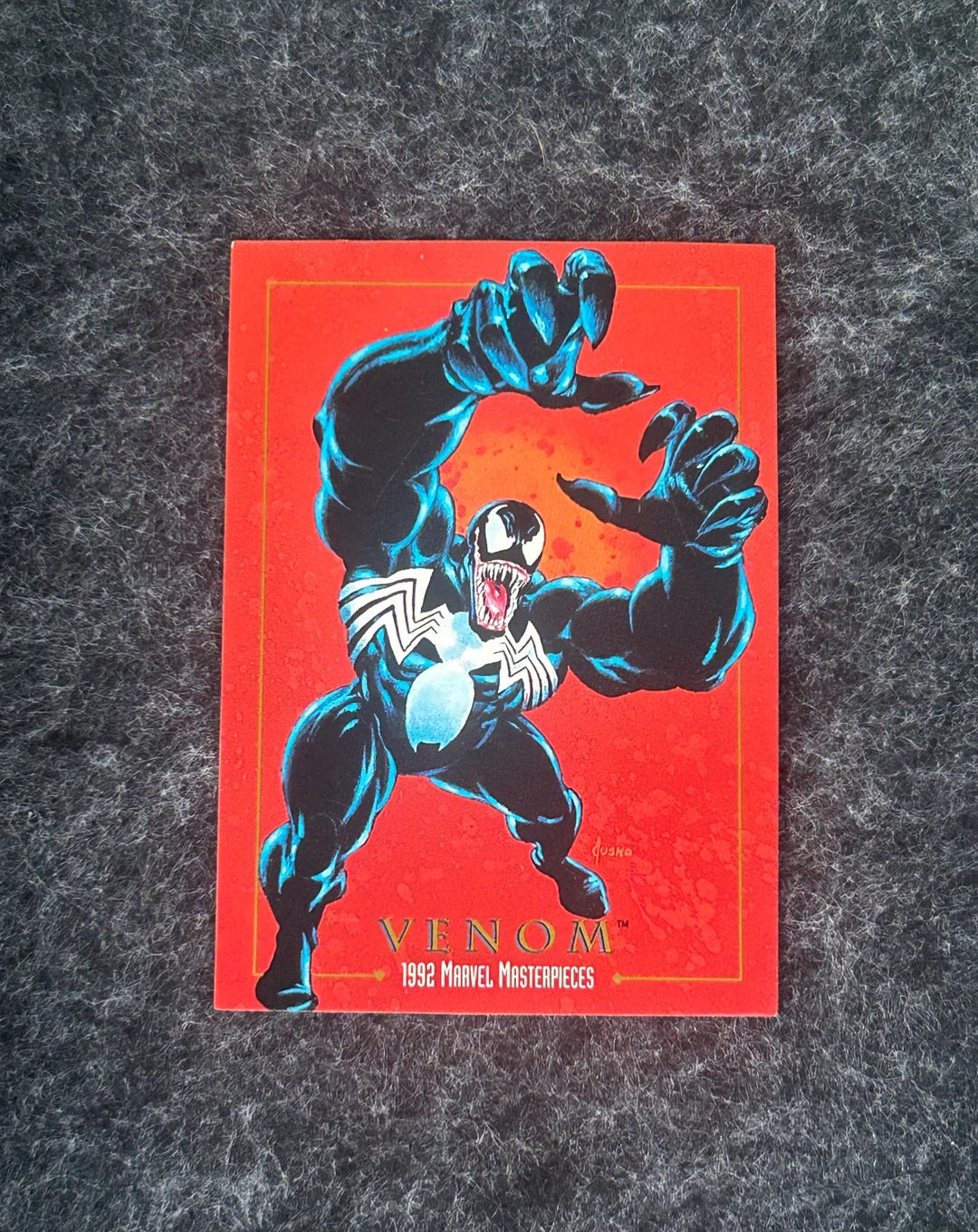 1992 Marvel Masterpiece - Venom - Card # 97 - Pristine Condition ...