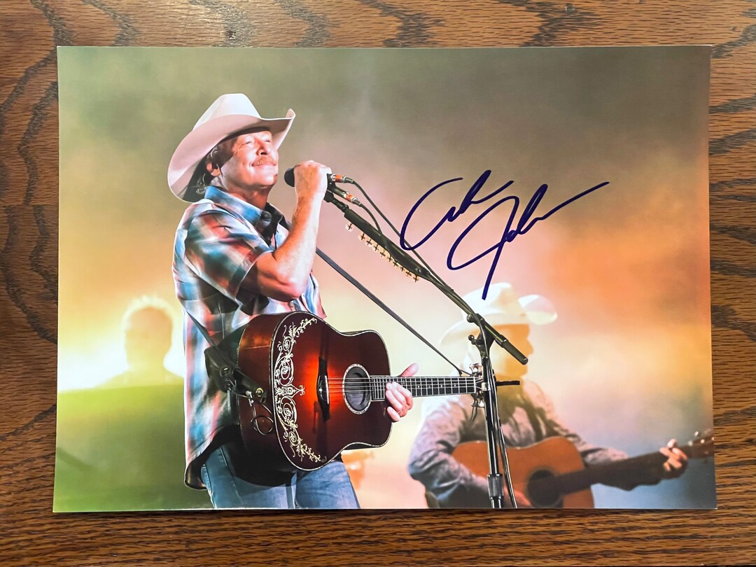 For Sale is a Gem by the Late and Great Alan Jackson - Genuine Hand ...