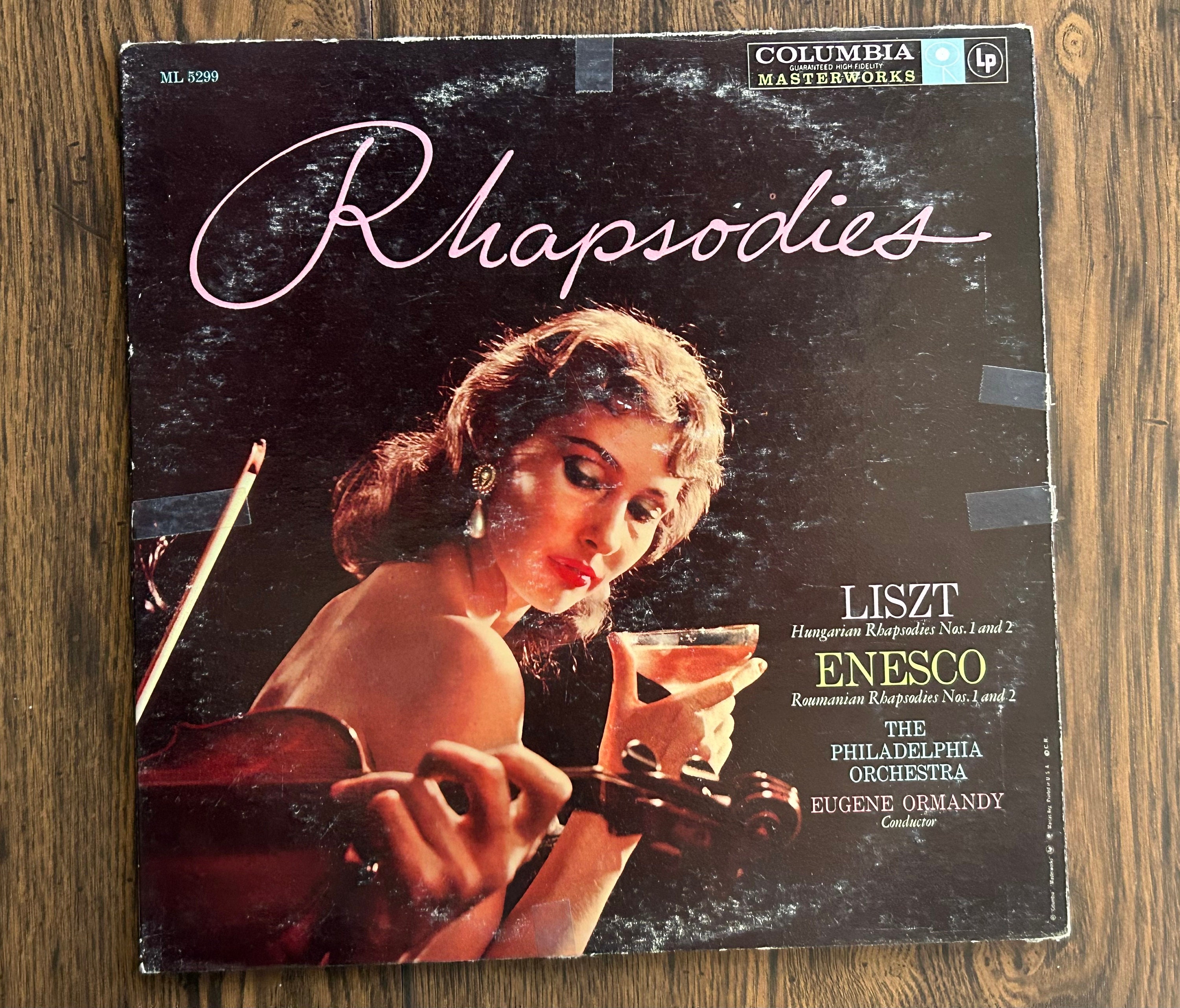 Rhapsodies Liszt & Enesco Hungarian and Romanian 1 and 2 Original Vinyl ...
