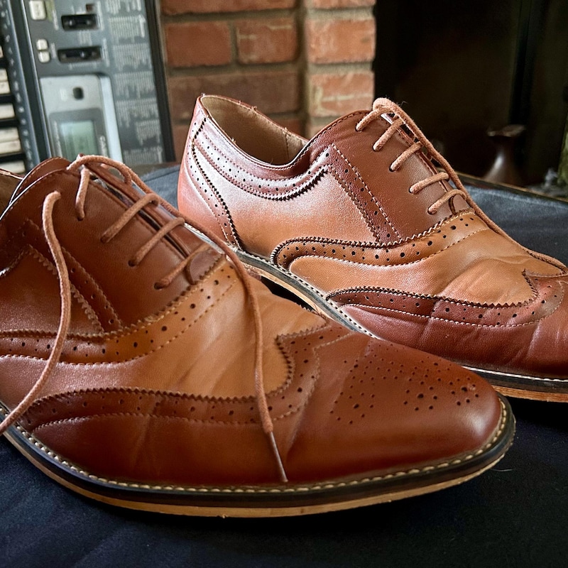Wing Tip Oxfords - Etsy