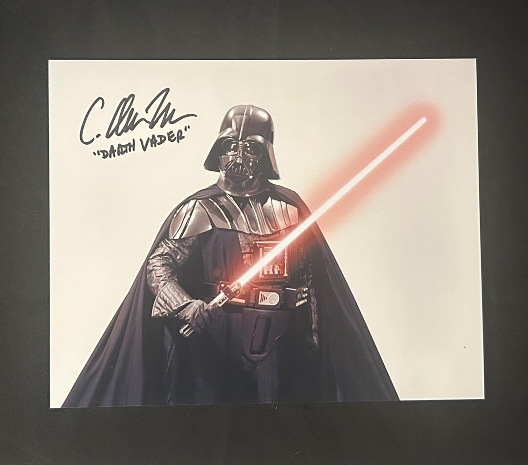 C. Andrew Nelson as Darth Vader - Star Wars - Genuine Hand Signed 8x10 ...