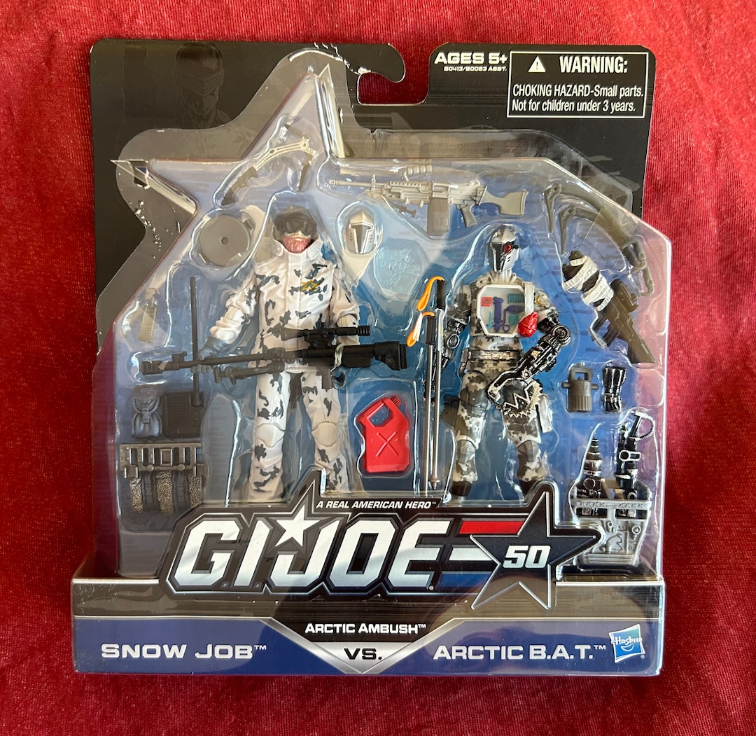 GI Joe 50th Anniversary - Snow Job & Arctic B.A.T. Figure Pack - 2014 ...
