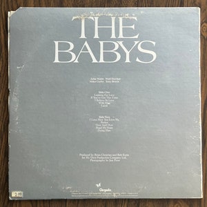 The Babys Self Titled Original Vinyl 1976 Record Chrysalis Records CHR ...