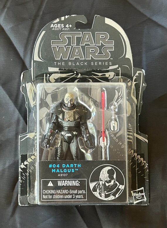 Star Wars the Black Series 04 Darth Malagus Hasbro 2014 NIB Rare Gem Etsy