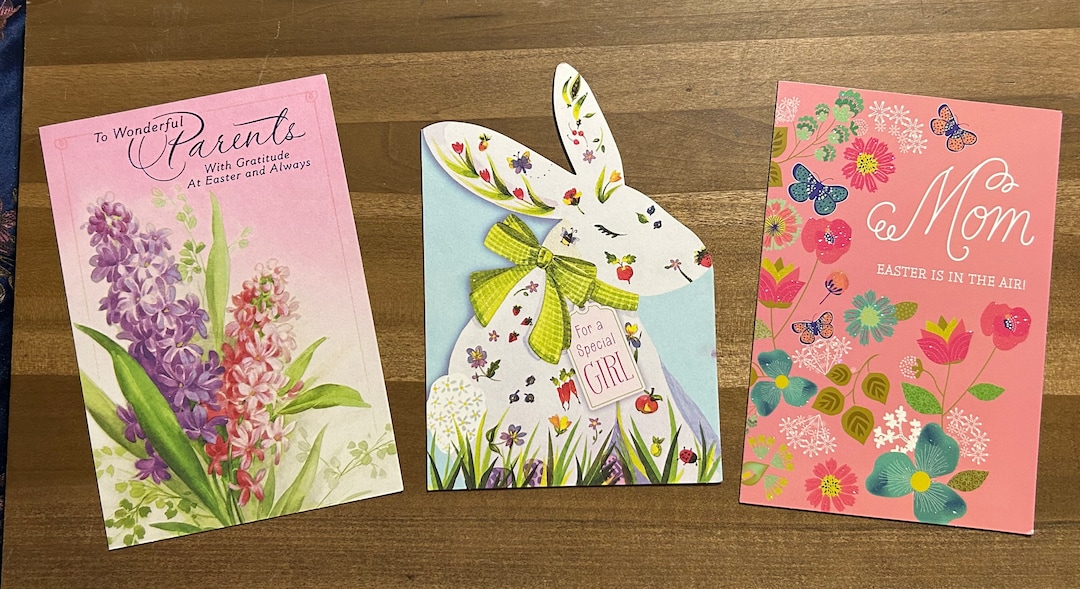 Vintage Easter Cards - for Mom and Parents Pick 1 and Let Me Know Which ...