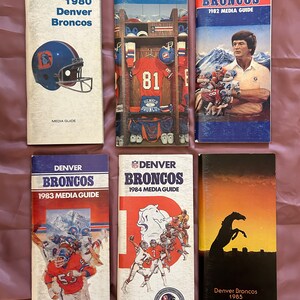 Vintage Denver Broncos 1985 - Etsy