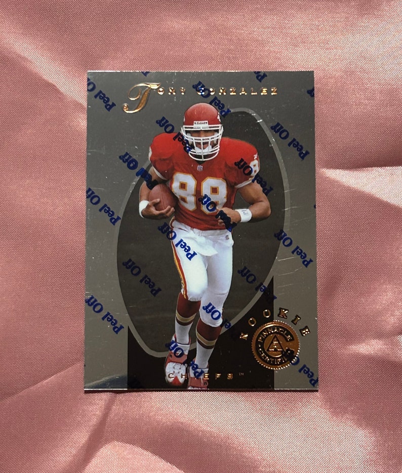 1997 Pinnacle Certified Football - Tony Gonzalez - Rookie Card - No 149 ...