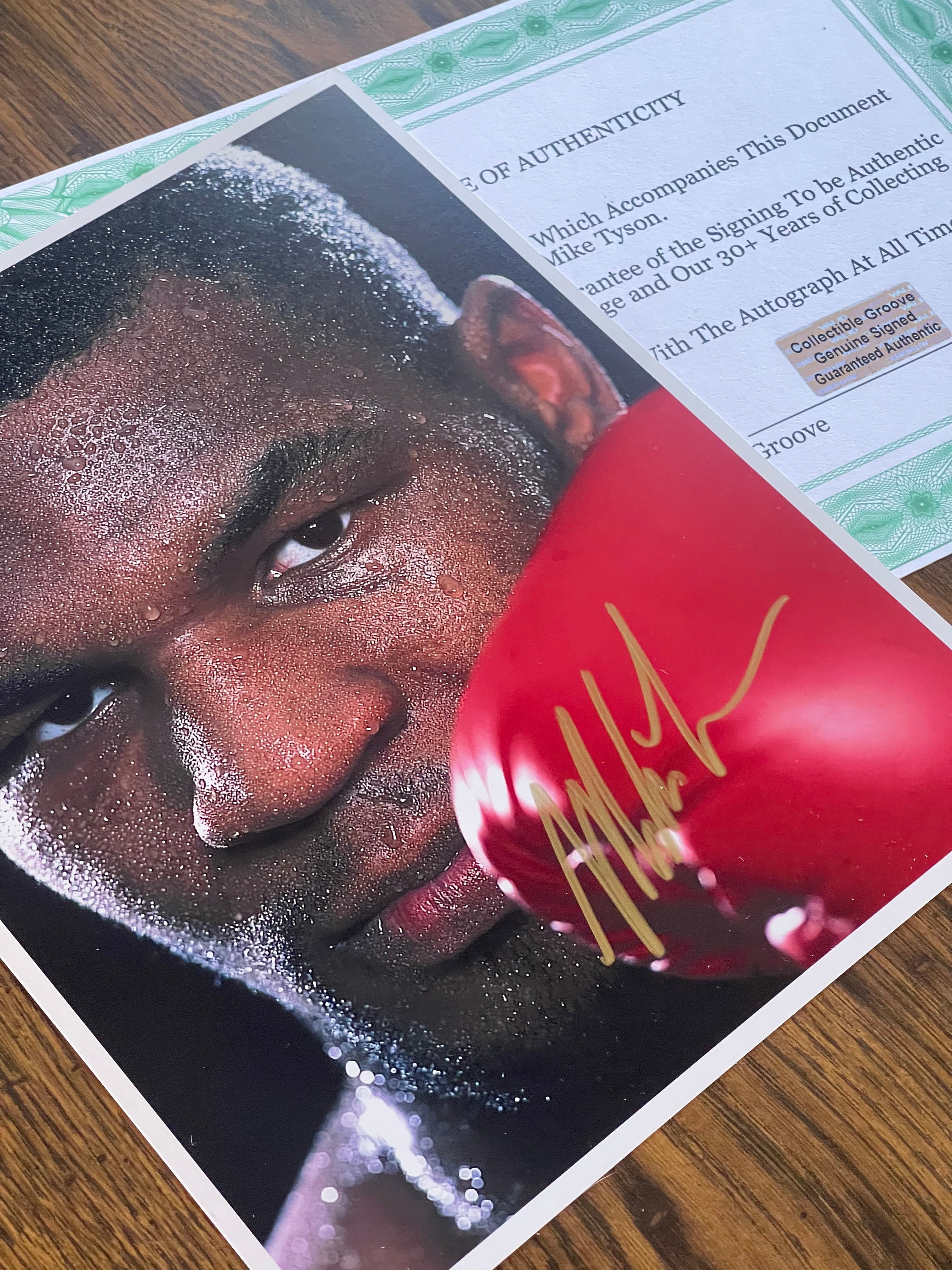 Mike Tyson Genuine Hand Signed 8x10 Authentic Autographed Photo W/coa ...
