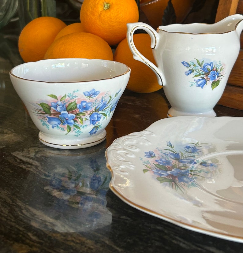 Royal Sutherland Fine Bone China Small Pitcher, Soup Cup Salad Plate ...