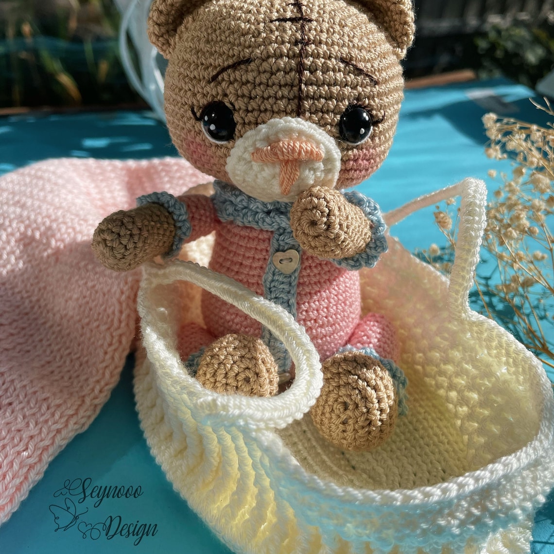 Crochet Baby Bear Pdf Pattern Amigurumi Cute Baby Bear - Etsy