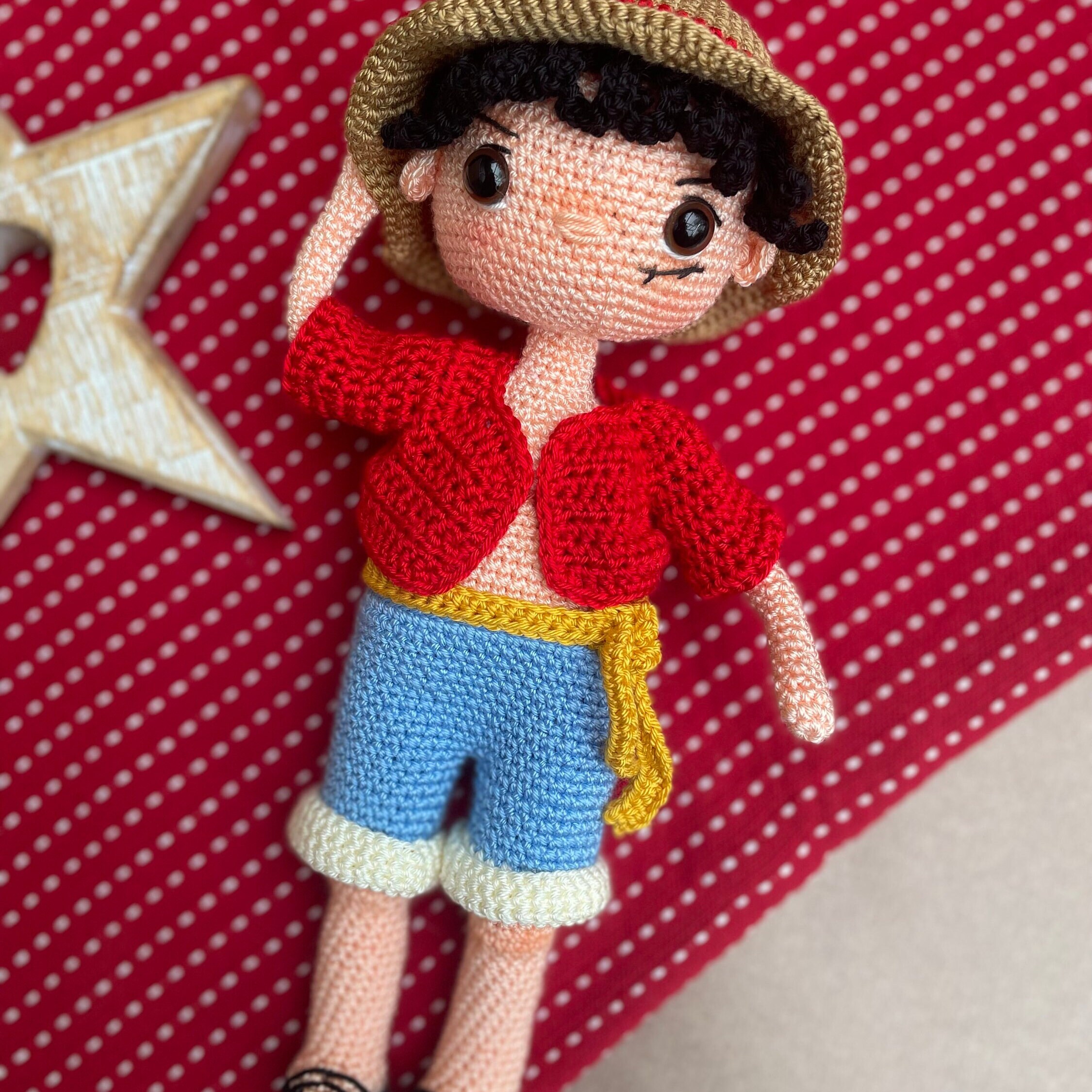 Crochet Luffy PDF Pattern Amigurumi Luffy Pdf Pattern - Etsy