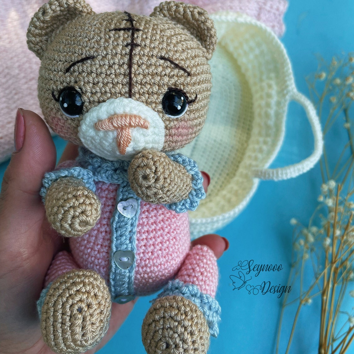 Crochet Baby Bear Pdf Pattern Amigurumi Cute Baby Bear - Etsy