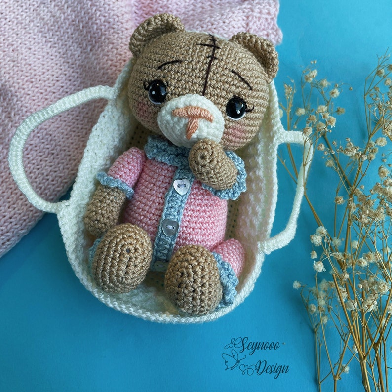 Crochet Baby Bear Pdf Pattern Amigurumi Cute Baby Bear - Etsy