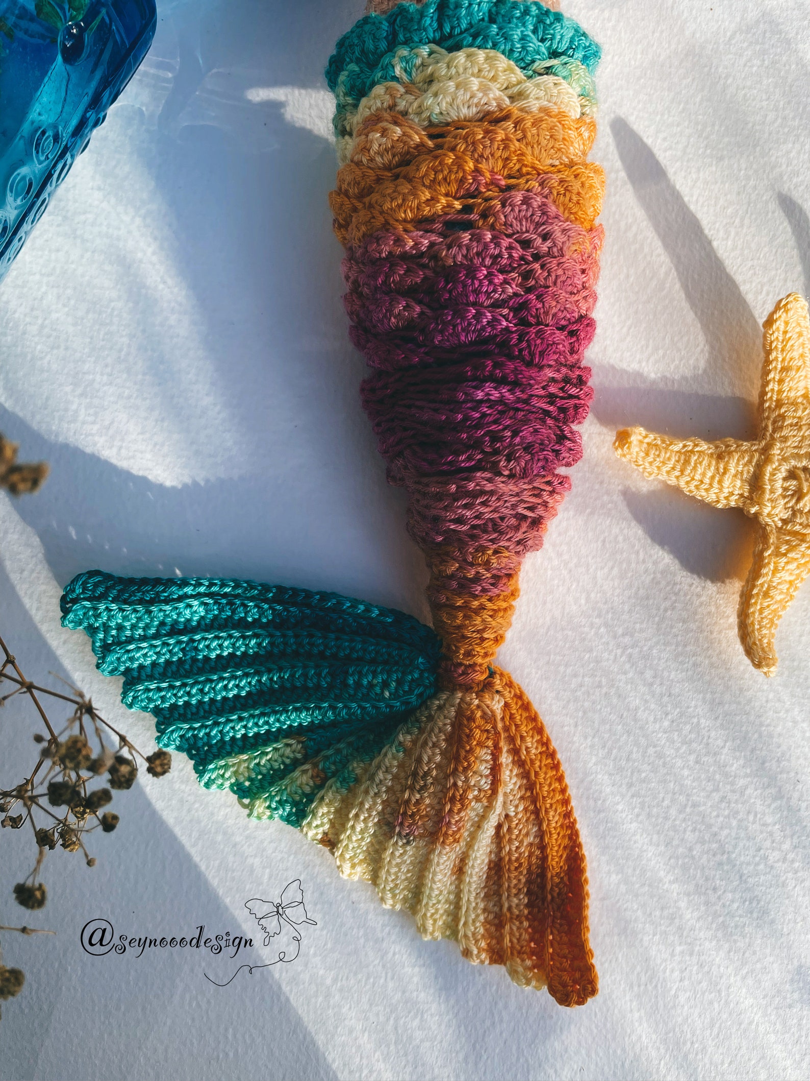 Crochet Mermaid Doll Pattern Amigurumi Mermaid Doll English - Etsy