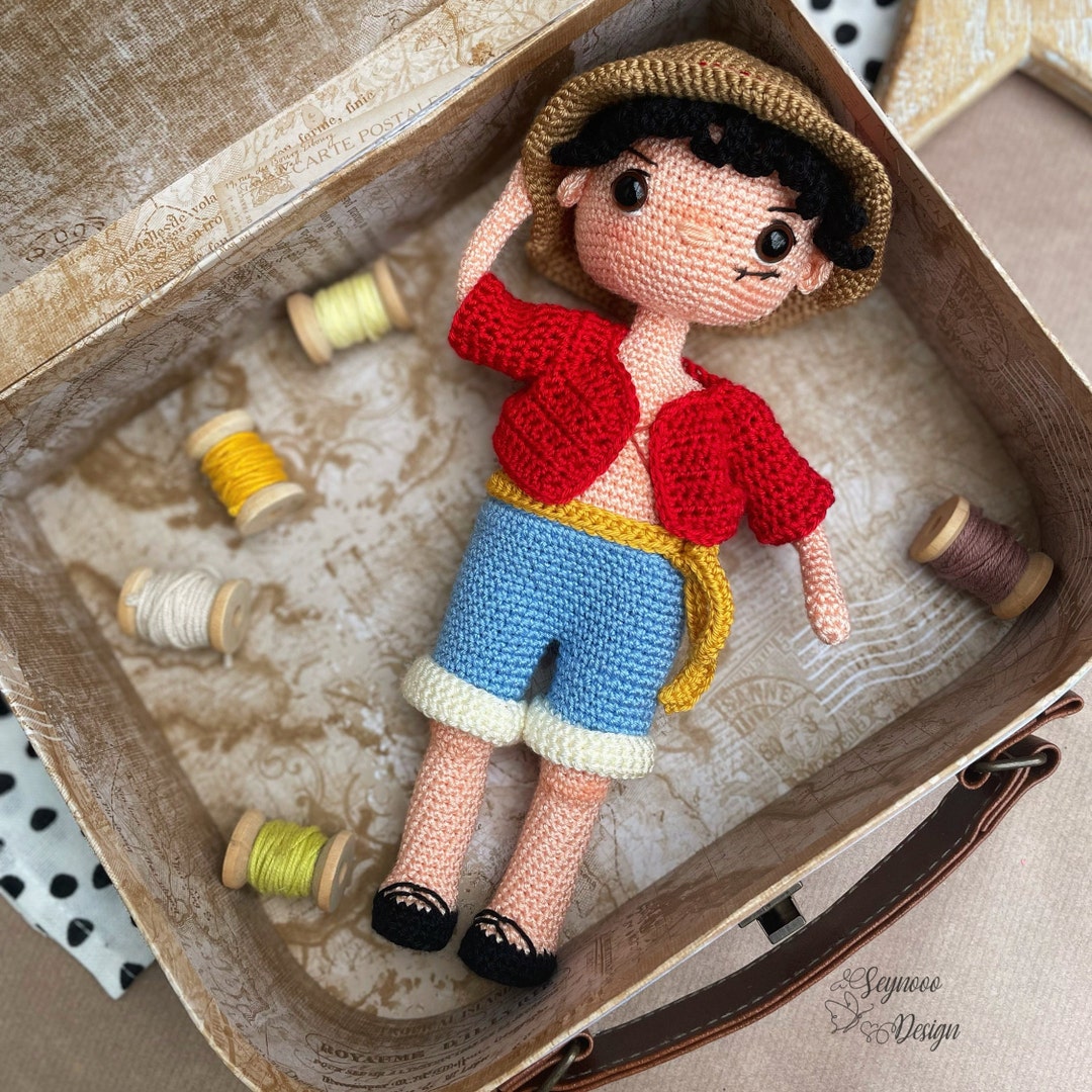 Crochet Luffy PDF Pattern Amigurumi Luffy Pdf Pattern - Etsy