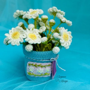 Crochet Daisy Flower Pdf Pattern, Crochet Daisy Pattern, Amigurumi ...