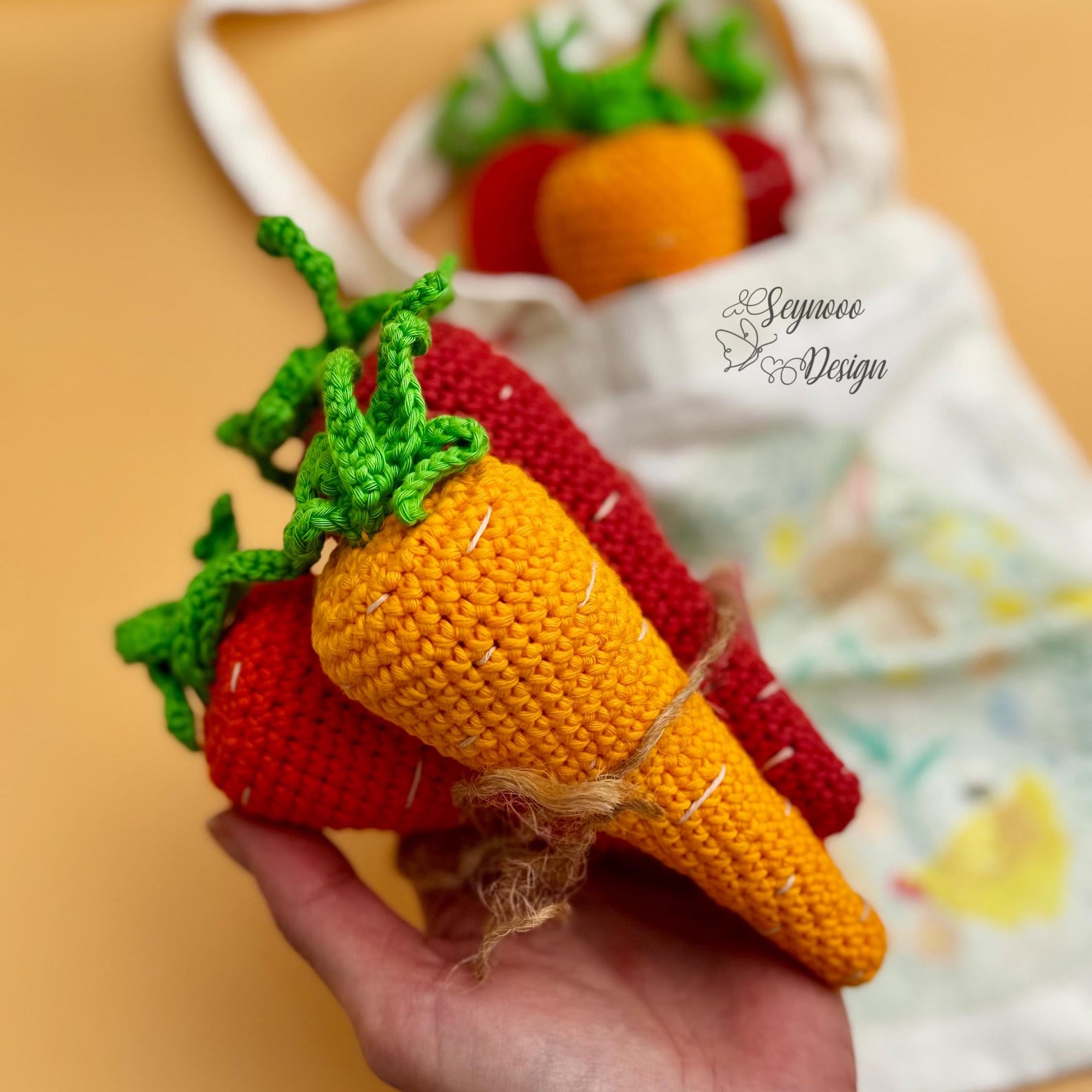 Crochet Amigurumi Carrot PDF Pattern: Easter Decor - Etsy