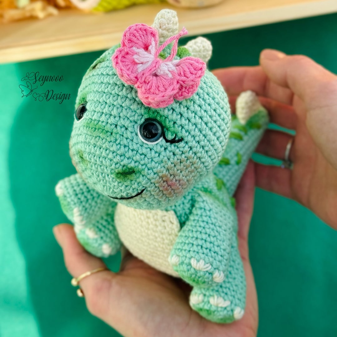 Crochet Cute T-rex PDF Pattern, Amigurumi Dinosaur Pattern, Amigurumi T ...