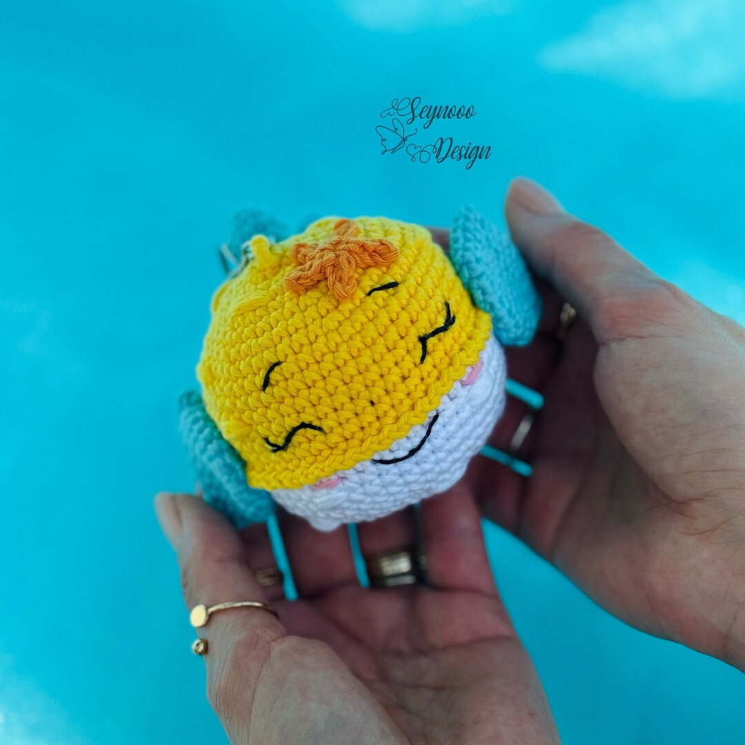 Crochet Puffer Fish Keychain Amigurumi Pattern (PDF Pattern) - Etsy