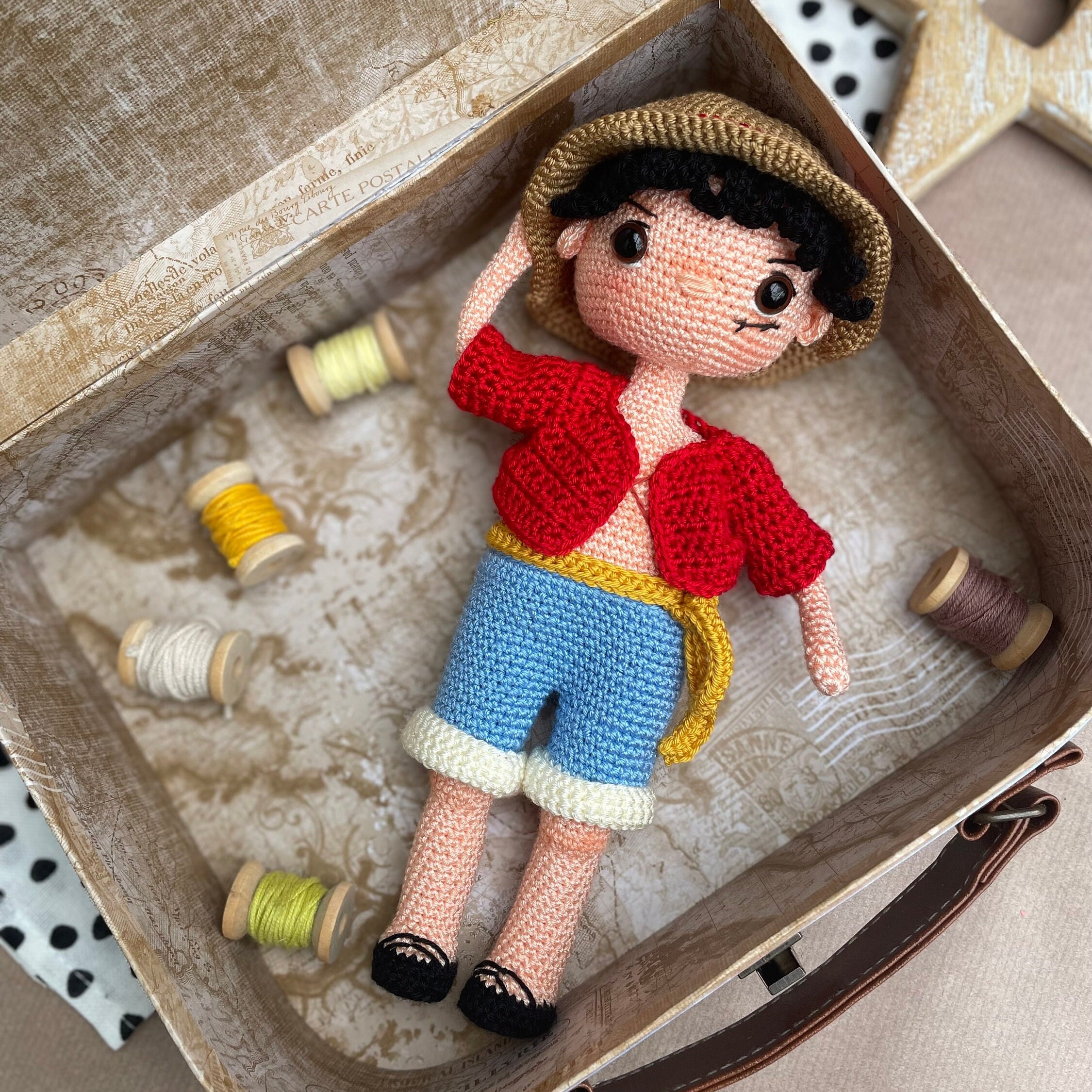 Crochet Luffy PDF Pattern Amigurumi Luffy Pdf Pattern - Etsy