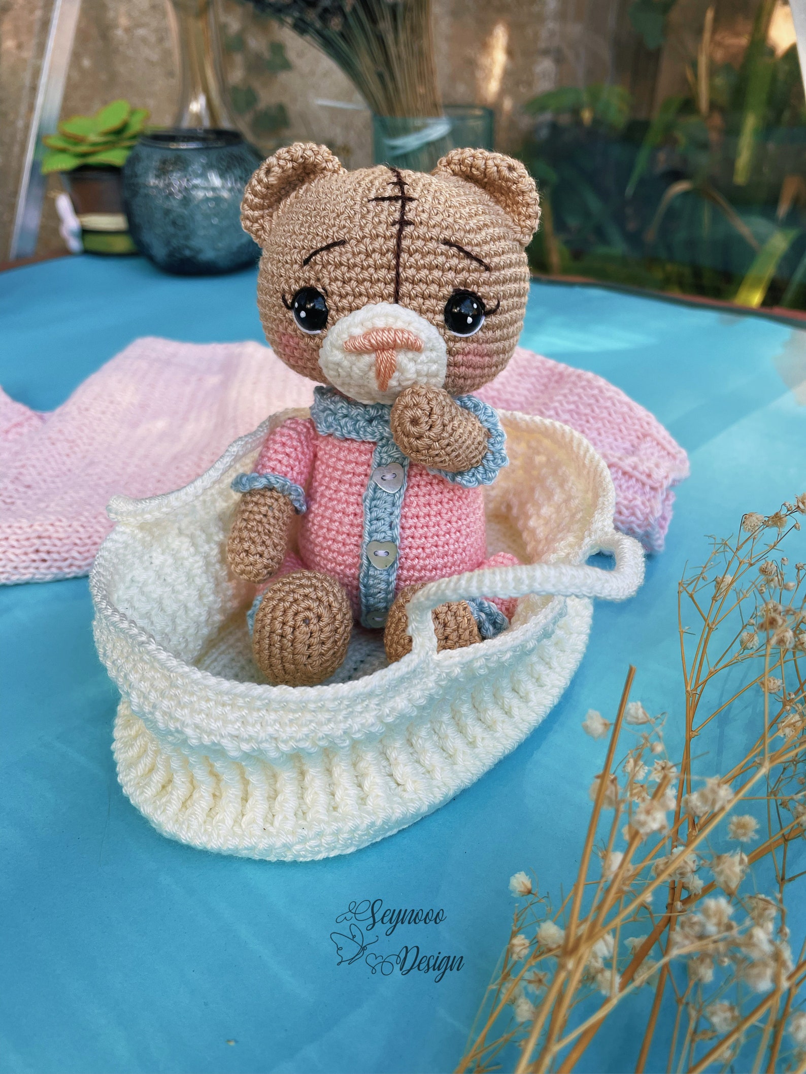 Crochet Baby Bear Pdf Pattern Amigurumi Cute Baby Bear - Etsy