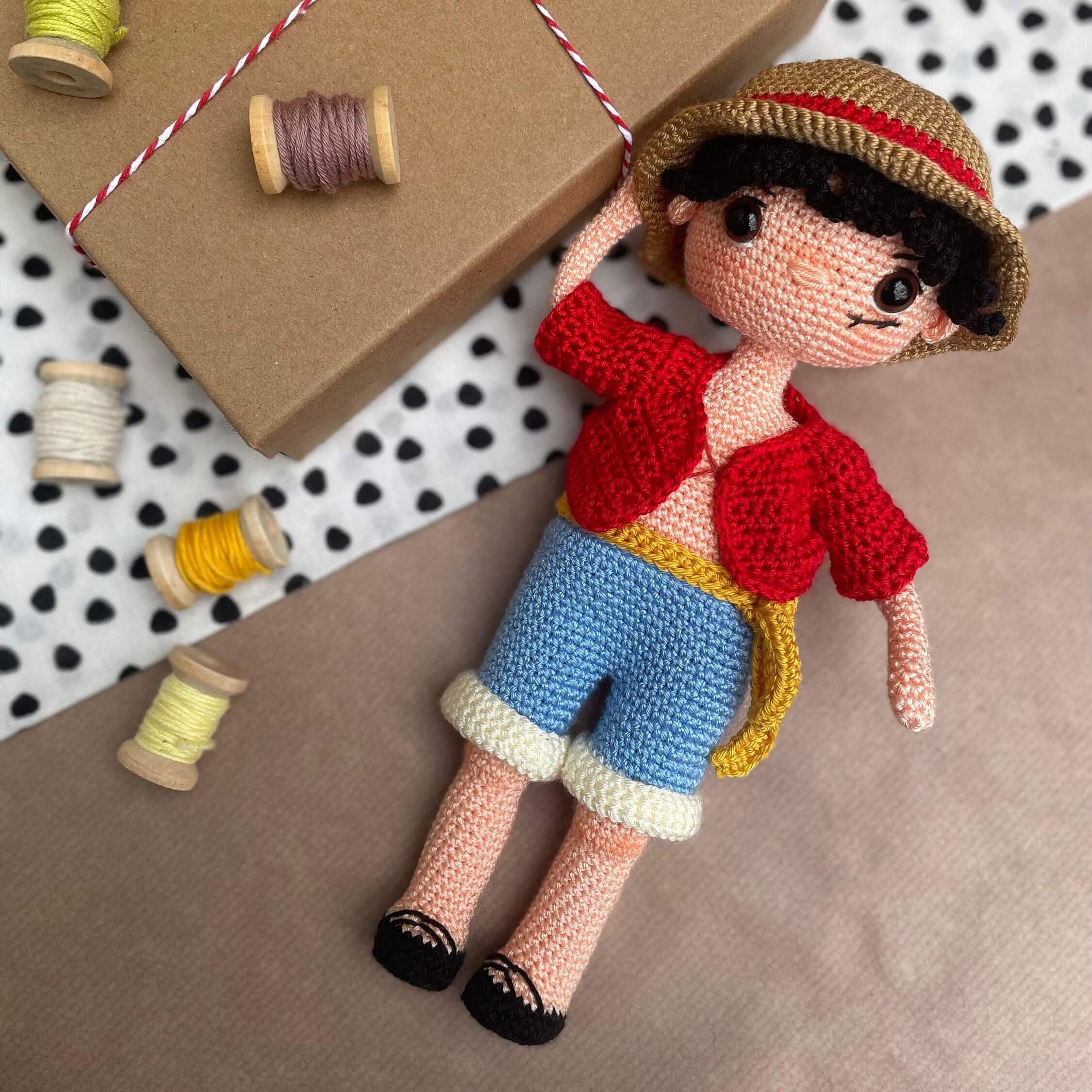 Crochet Luffy PDF Pattern Amigurumi Luffy Pdf Pattern - Etsy