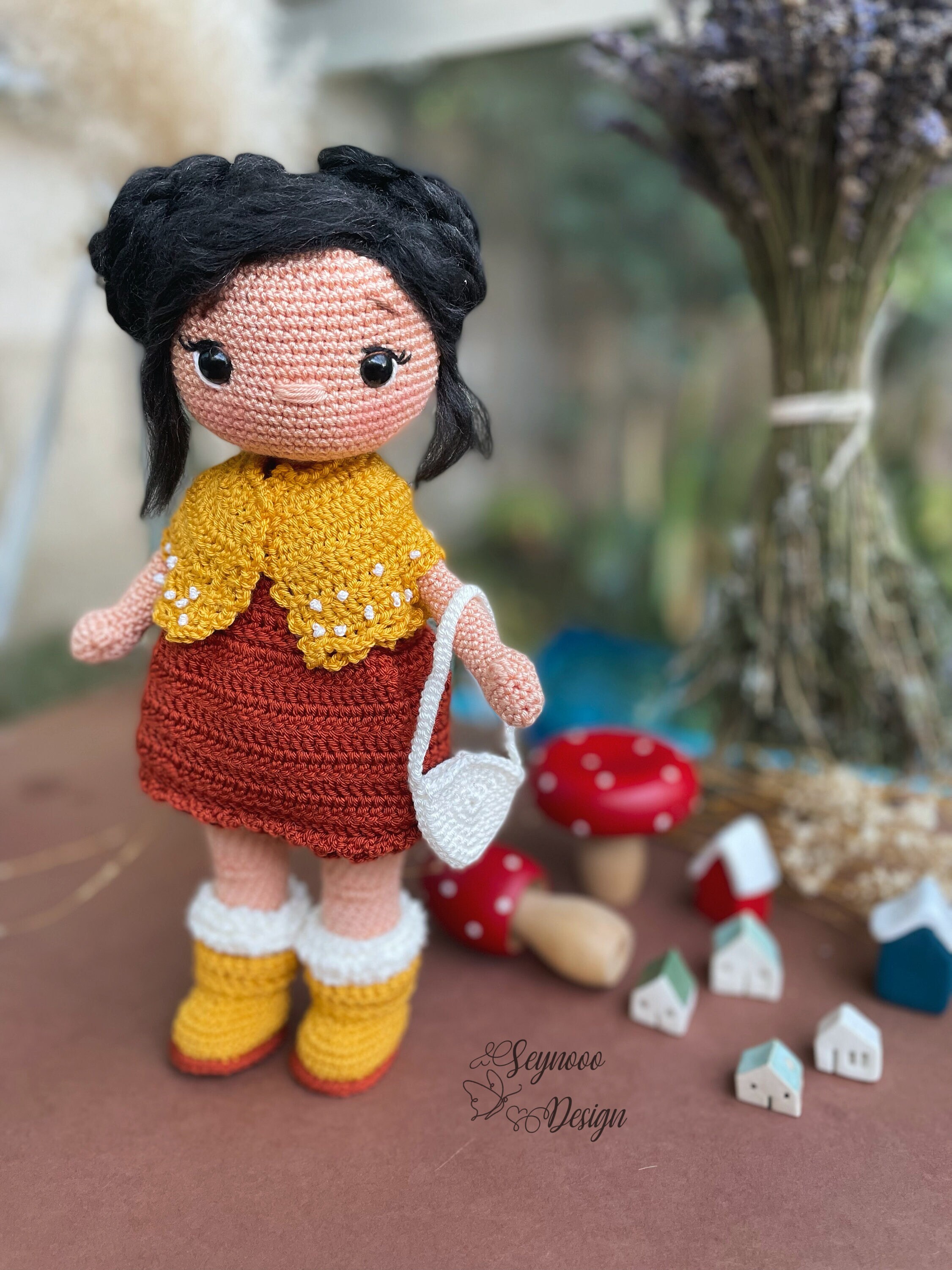 Crochet Autumn Doll PDF Pattern Amigurumi Autumn Doll Pattern - Etsy