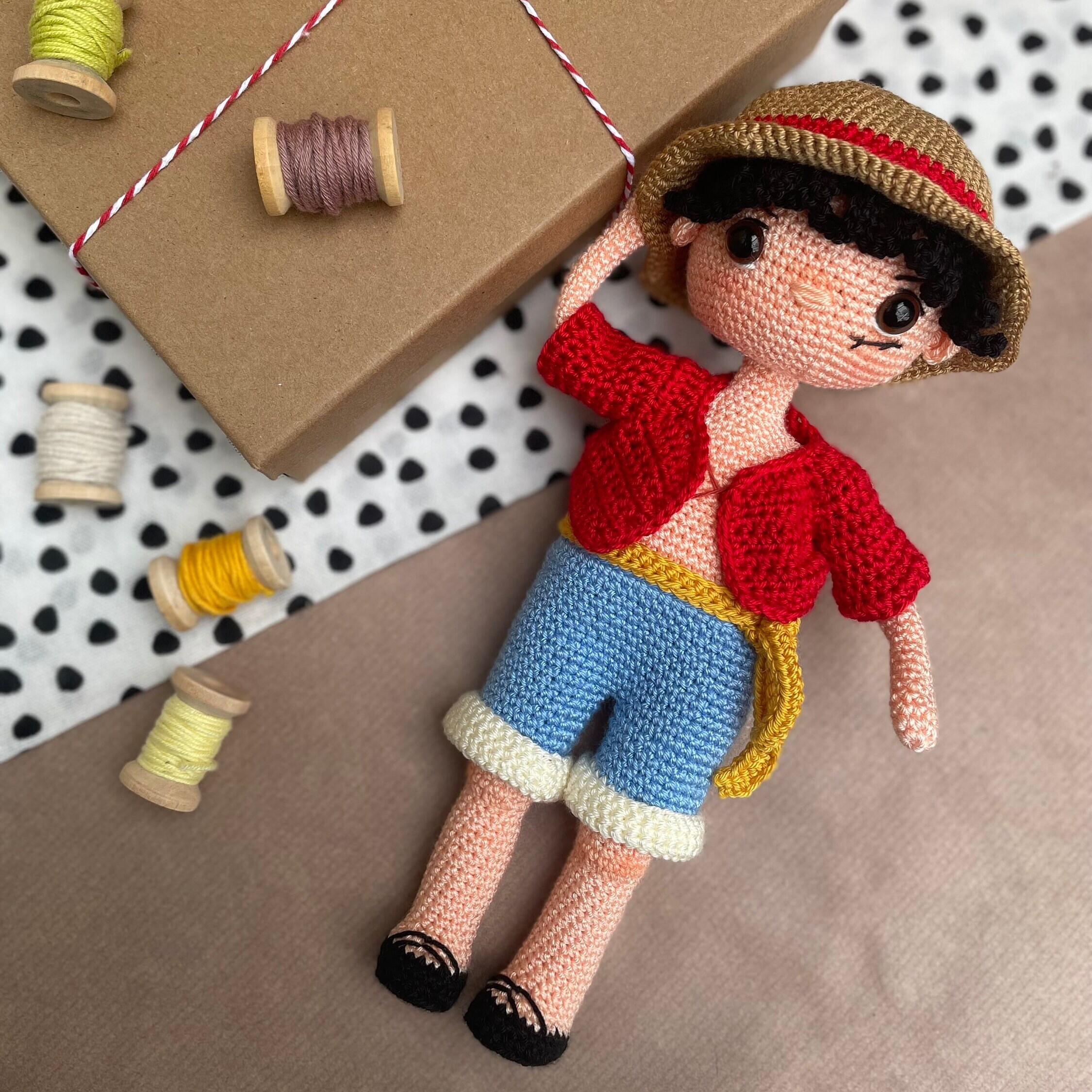 Crochet Luffy PDF Pattern Amigurumi Luffy Pdf Pattern - Etsy
