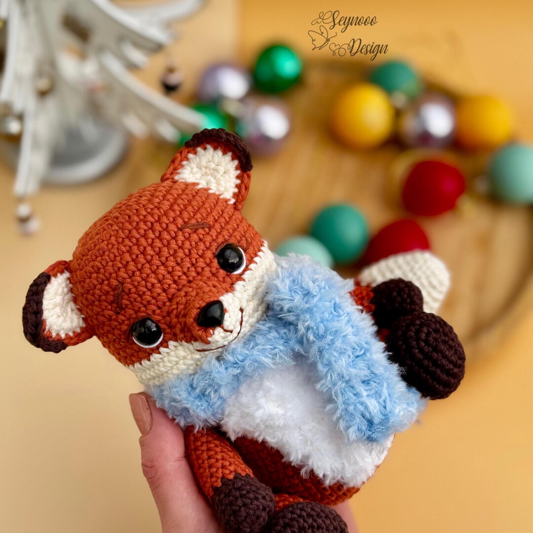 Crochet Fox PDF Pattern, Amigurumi Cute Fox Pattern, Cute Fox PDF ...