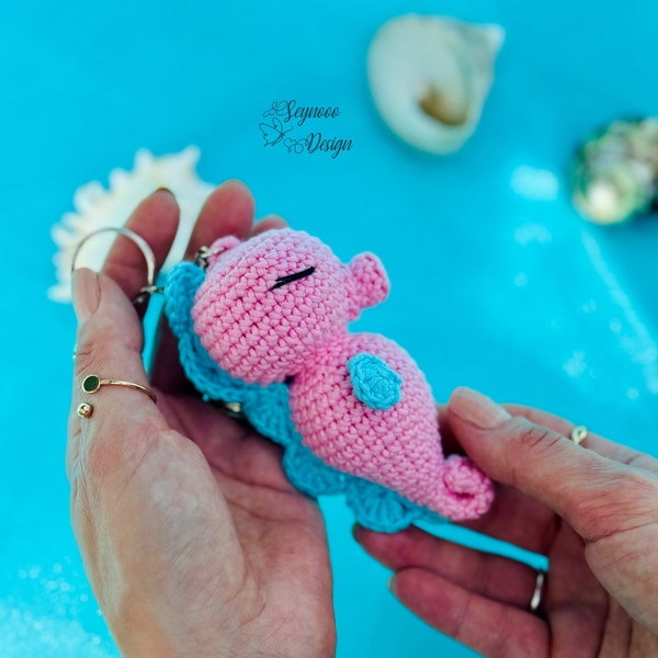 Seahorse Keychain - Etsy