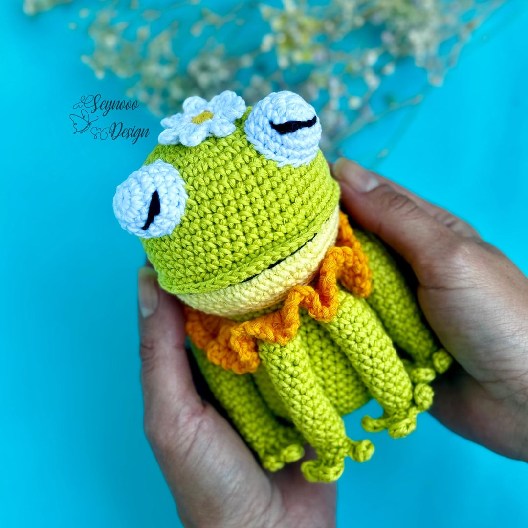 Crochet Cute Frog Pattern, Amigurumi Frog Pattern, Cute Frog Toy ...