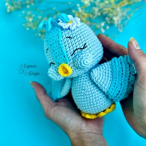 Crochet Cute Bird PDF Pattern, Amigurumi Bird Pattern, Cute Bird PDF ...
