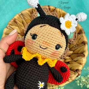 Crochet Ladybug PDF Pattern, Amigurumi Cute Ladybug Pattern, Cute Ladybug Pattern - Etsy