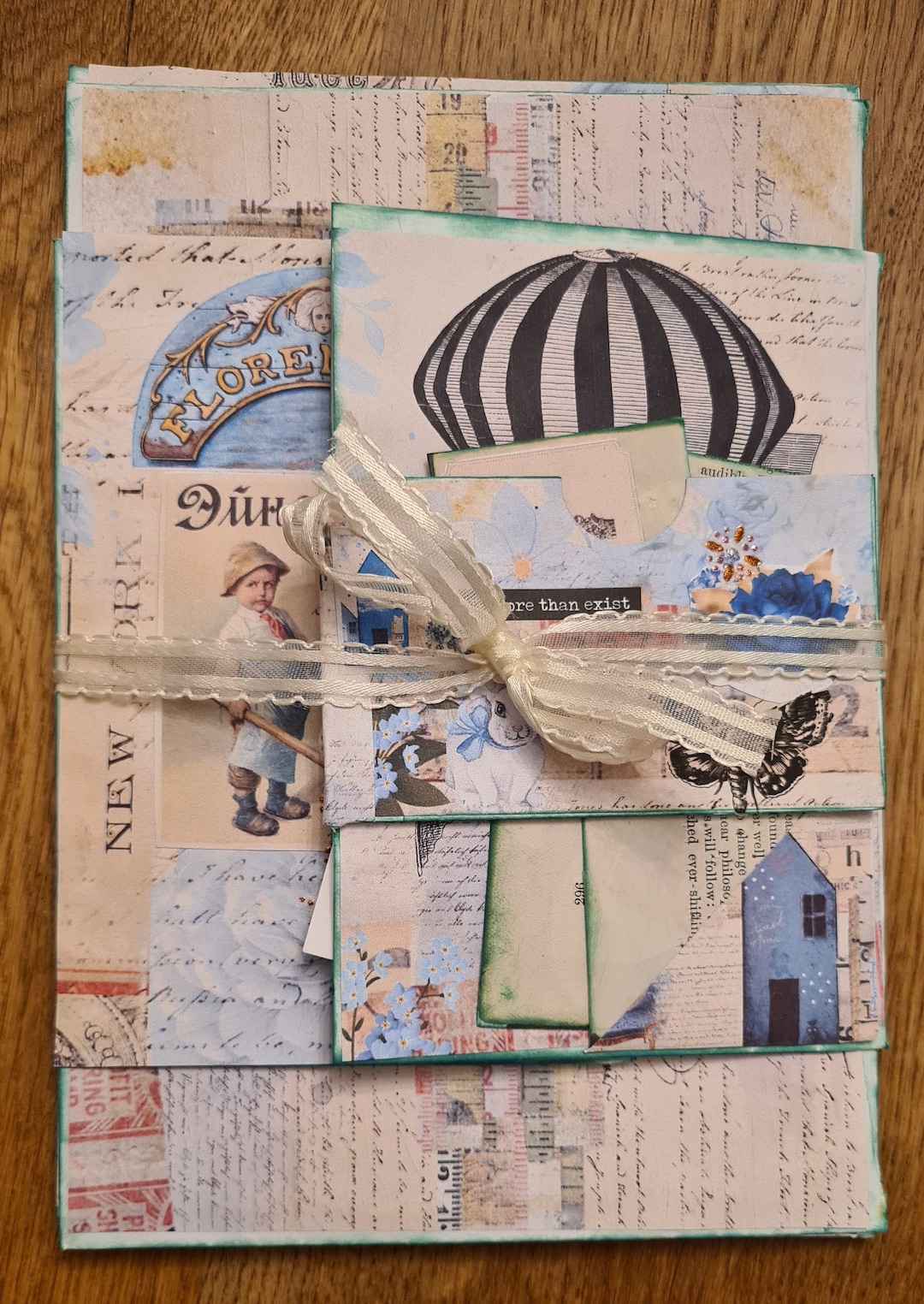 Whimsy House Envelope Junk Journal With Pockets, Flaps, Tuck Spots ...