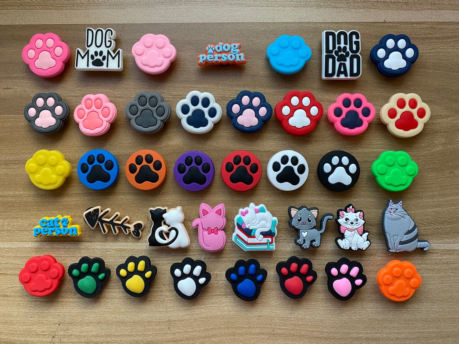 Sale 40% OFF - Paw Prints & Cats PVC Shoe Charms for Crocs - Etsy