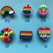 LGBTQ / Pride / Rainbow Colors PVC Shoe Charms for Crocs - Etsy