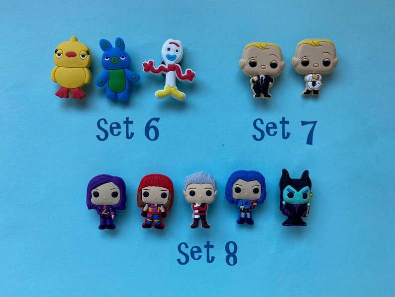 Sale 40% OFF - PVC Shoe Charms: Cartoon Croc Charms, Party Favors - Etsy