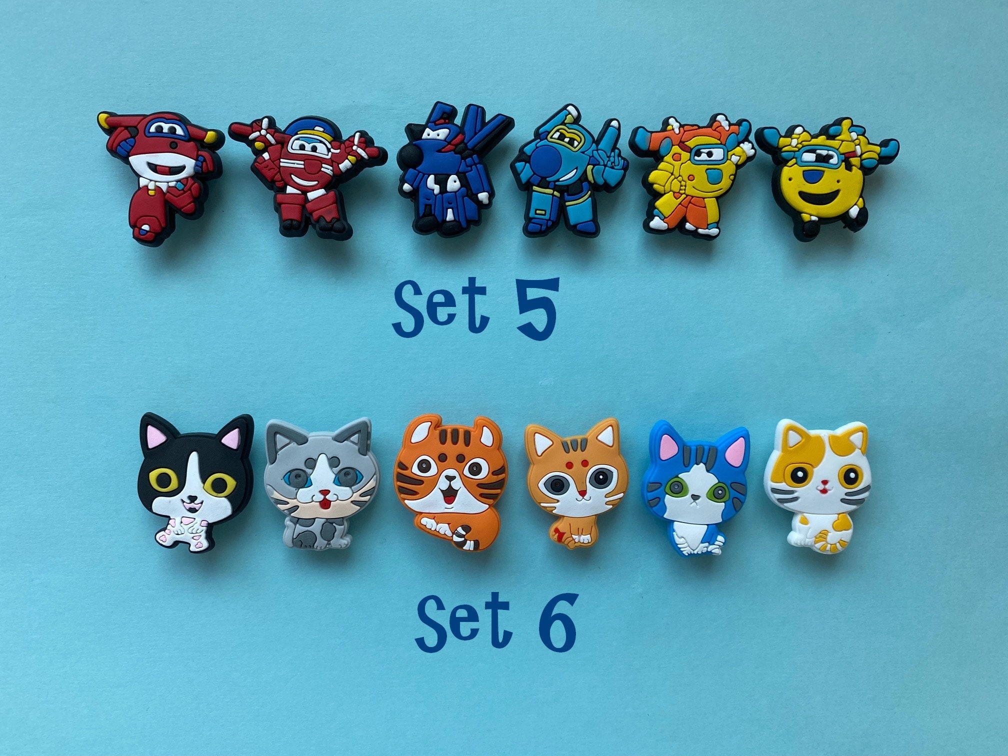 6 Pcs PVC Shoe Charms for Crocs Party Favors Gifts for Kids - Etsy