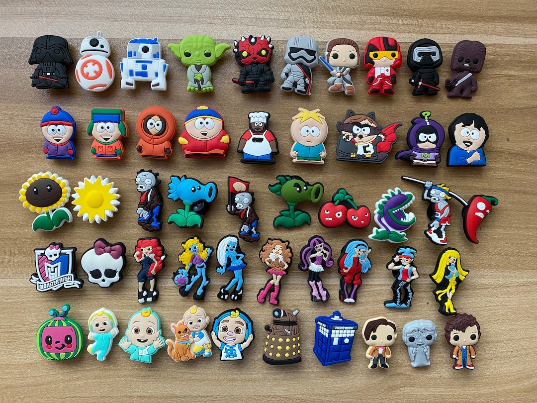 PVC Shoe Charms for Crocs, Party Favors, Gifts for Kids and Adults Too ...