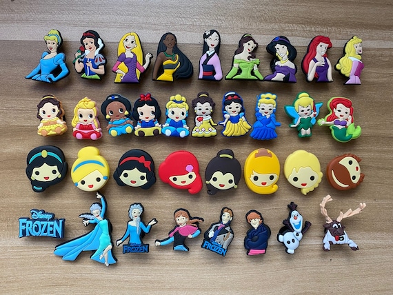 Princesses PVC Shoe Charms for Crocs Party Favors Gifts for - Etsy