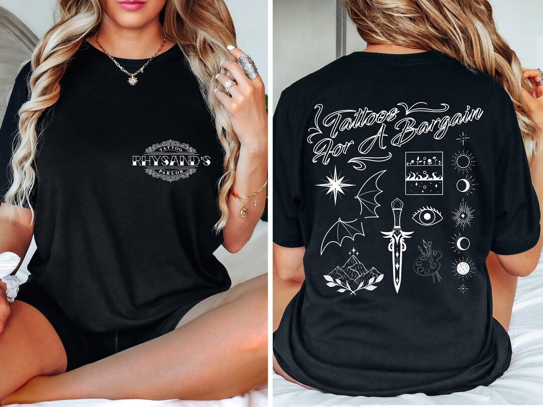 Tattoo Flash Sheet, Bookish Shirt, Tattoo Parlor, Gift for Book Lover ...
