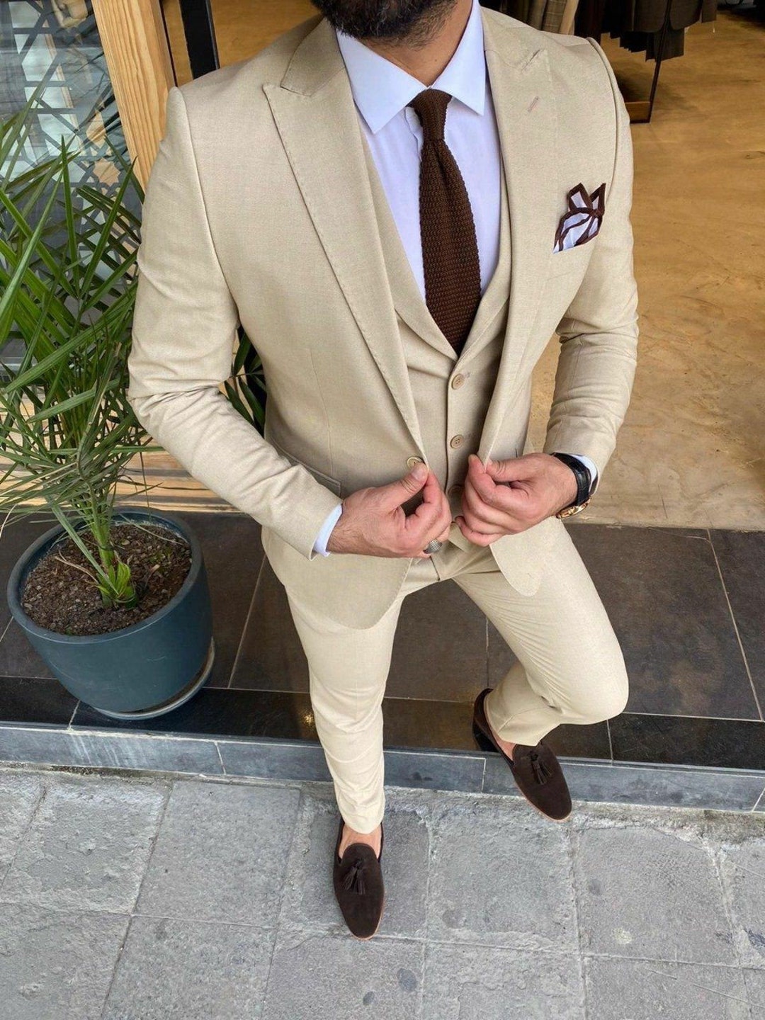 Men Suits Slim Fit Suit Elegant Suit Gift for Him Formal Fashion - Etsy