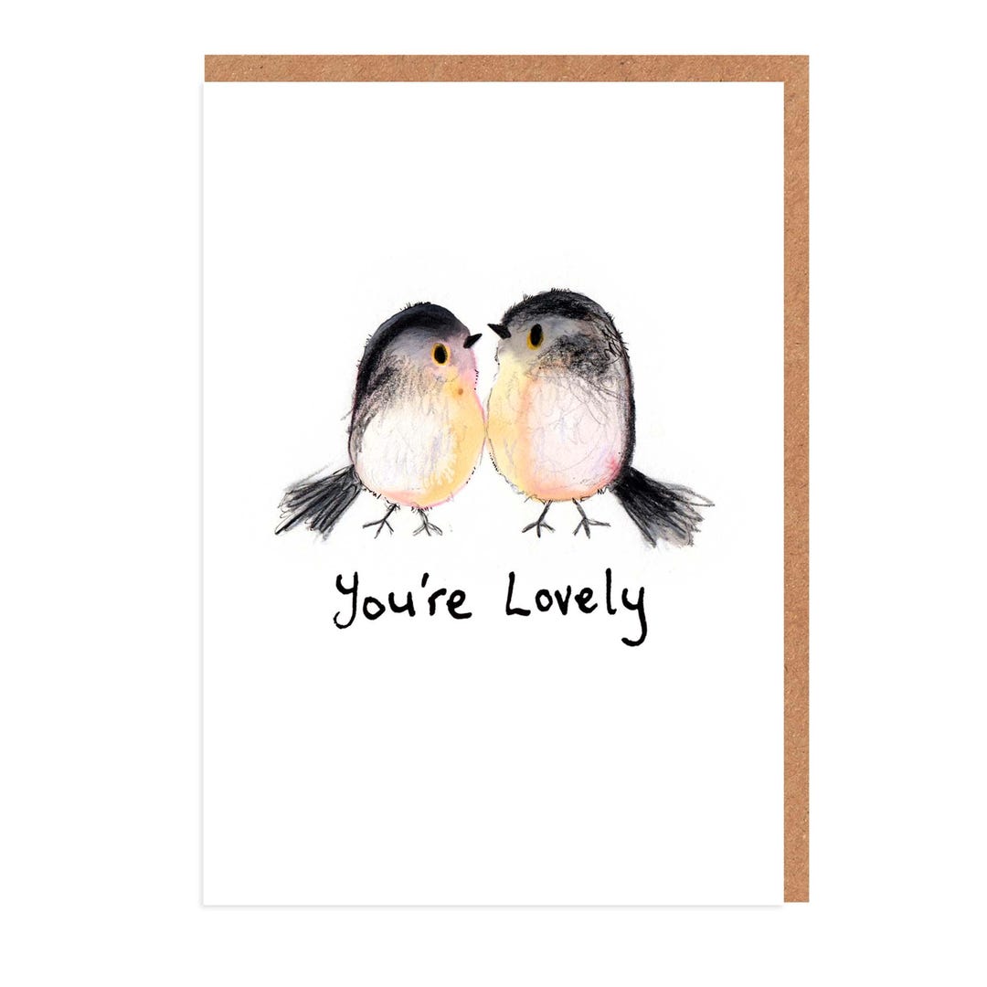 Long Tailed Tit Mini Card - Bob and Bobetta - Etsy