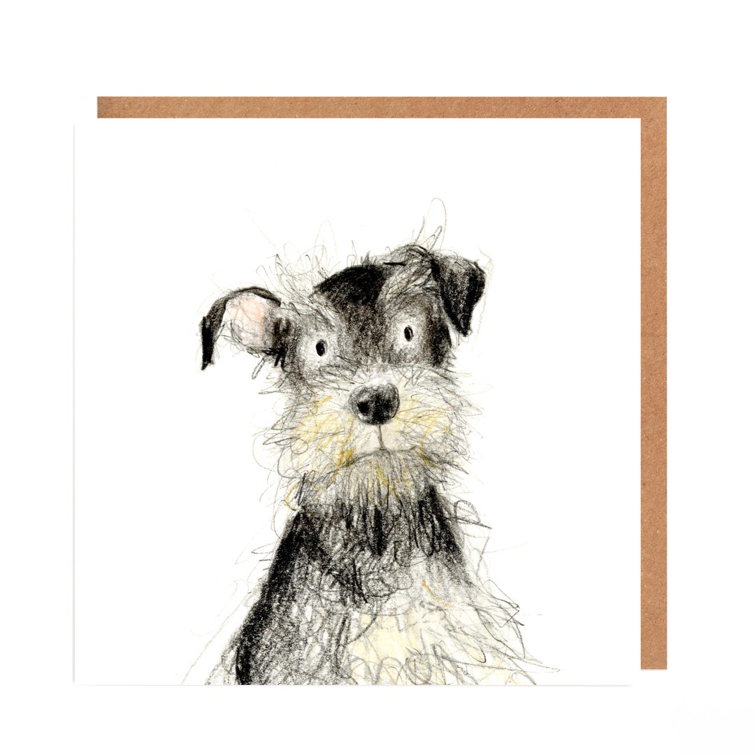 Schnauzer Dog Card for All Occasions - Cyril - Etsy