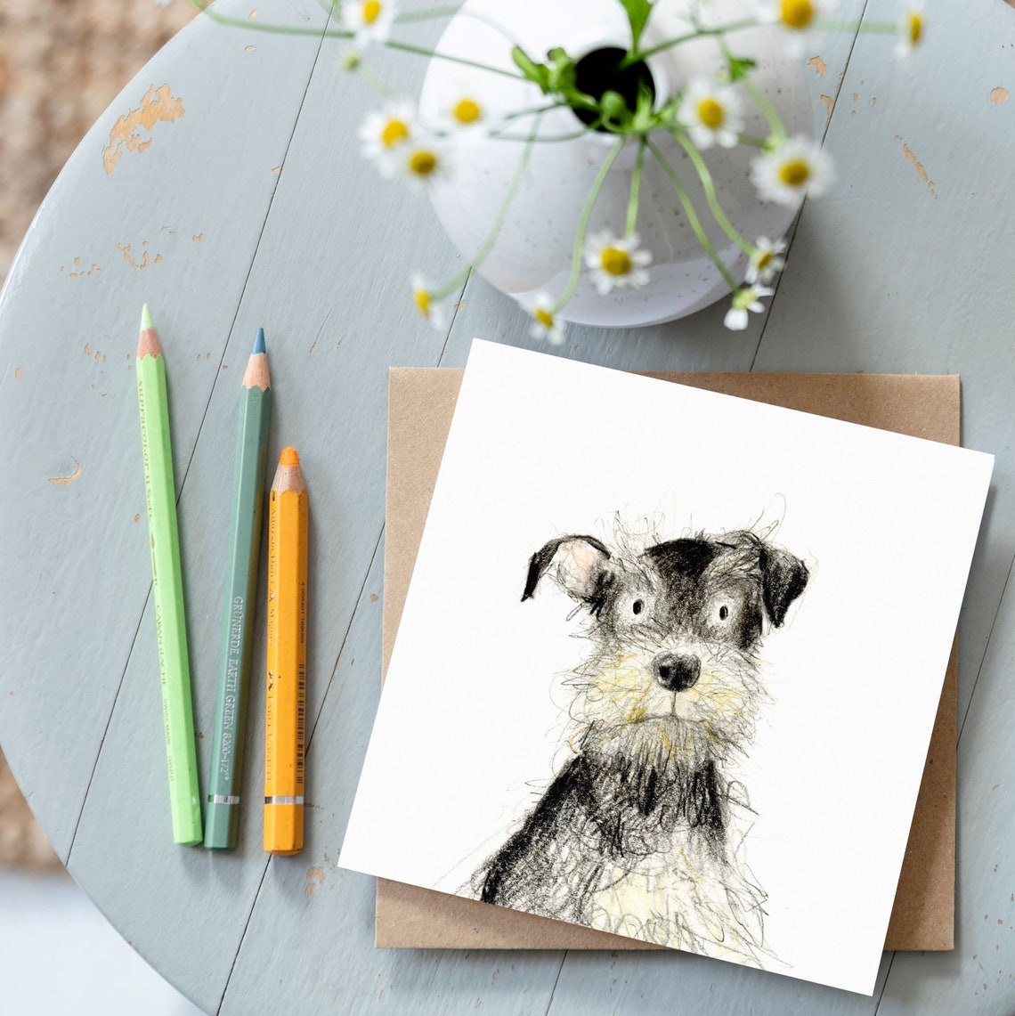 Schnauzer Dog Card for All Occasions - Cyril - Etsy