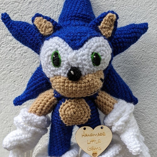Sonic the Hedgehog Knitting Pattern - Etsy UK