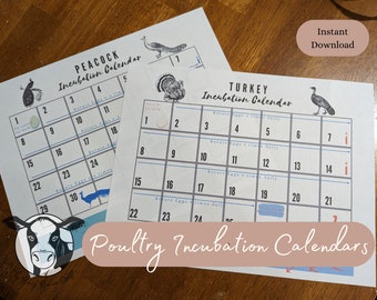 Printable Egg Incubation hatching Calendar & Tracker for Ducks ONLY ...