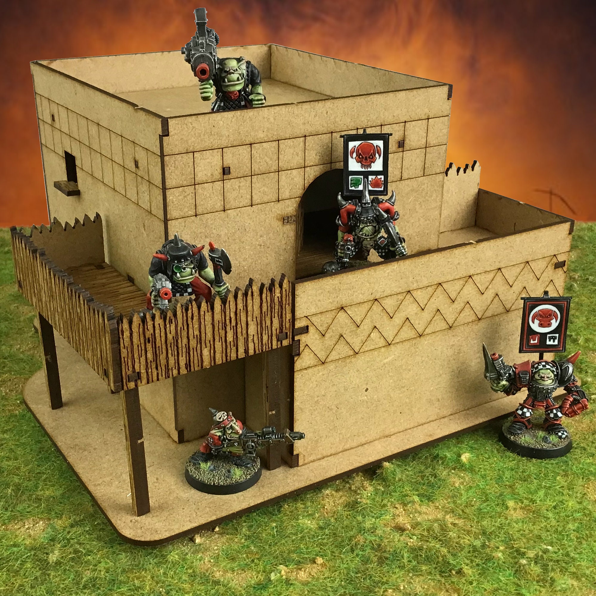 Retro Space Ork Hut Set 1 Lasercut Scenery Warhammer - Etsy UK