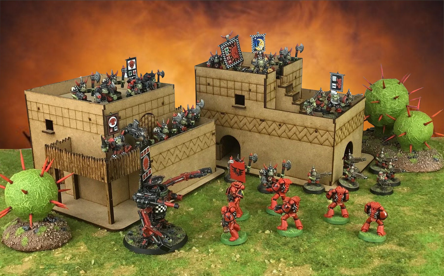 Retro Space Ork Hut Set 1 Lasercut Scenery Warhammer - Etsy UK