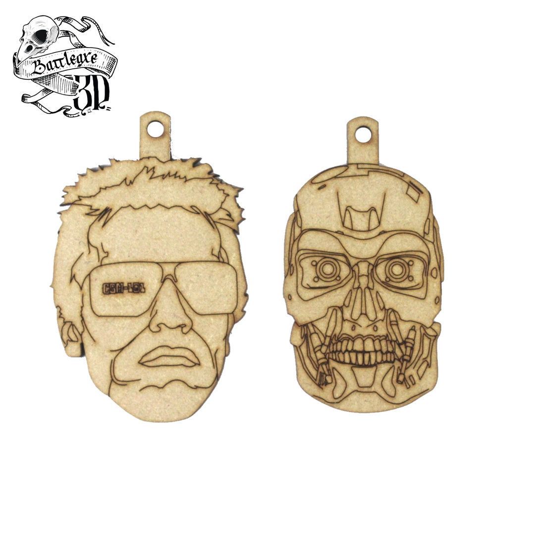 Terminator Inspired Alternative Christmas Decorations - Lasercut - Etsy